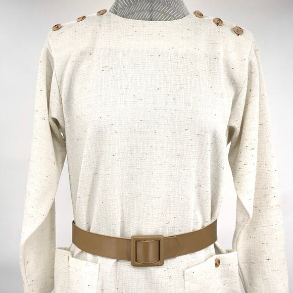 Whirlaway Frocks | Dresses | Vintage 8s Whirlaway Frocks Cream Slub ...